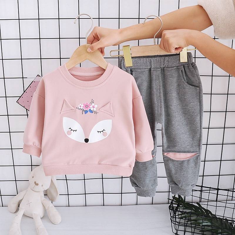 Spring newborn baby girls clothes sets
